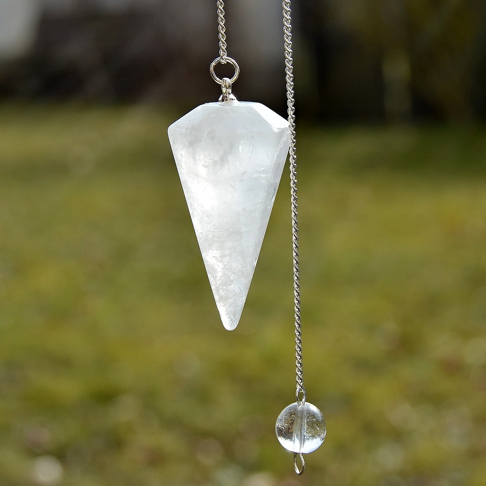 Kyvadlo – Křišťál, 3,5 cm, fasetovaný | Bombastus.cz